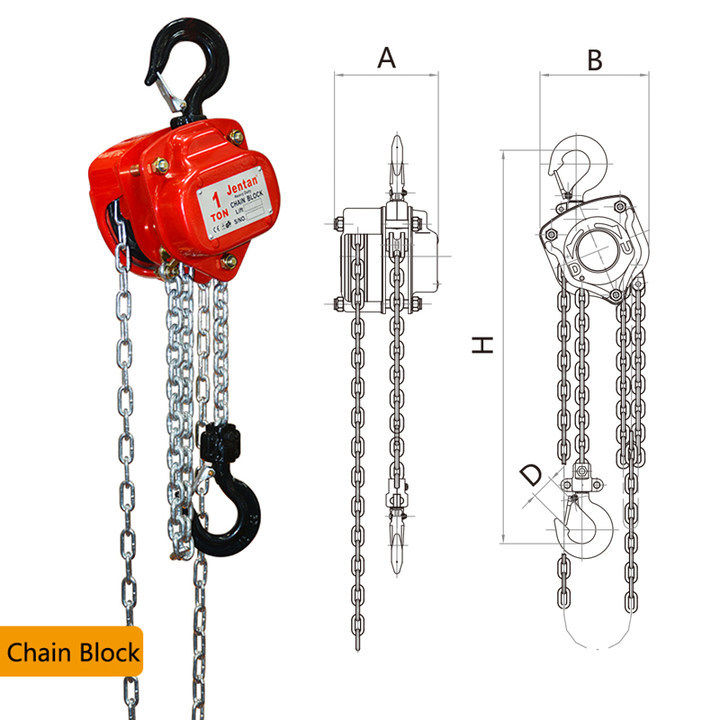 JTVC-A (VU-A) Chain Block | Industrial Safety Hoist | Manual Lifting ...