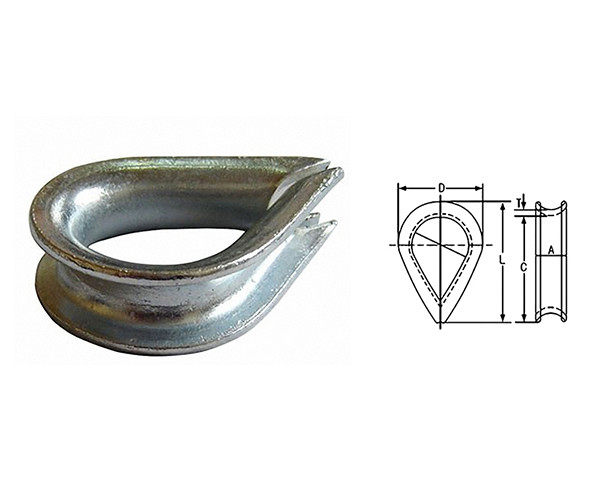 Steel Commercial Type Thimble Chain Hoist Accessories