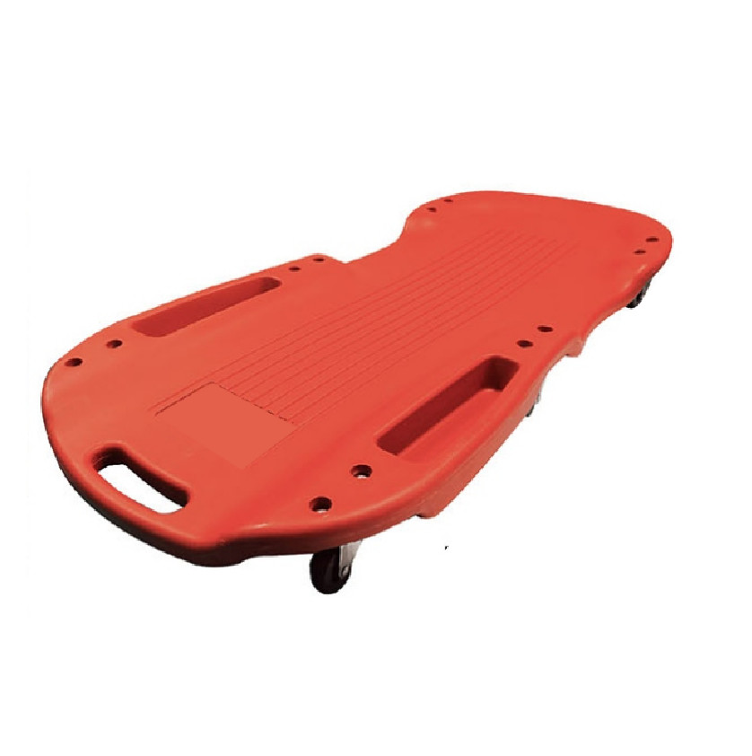 Red Color Foldable Creeper Car Mechanics Padded Creeper Trolley Seat ...