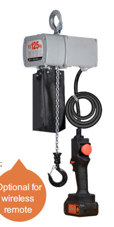 RECHARGEABLE LI BATTERY ELECTRIC CHAIN HOIST