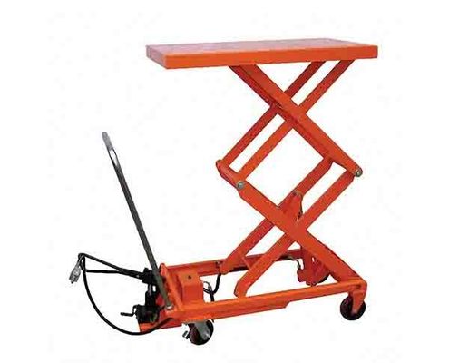 Compact Transport Trolley Pneumatic Scissor Lift Table